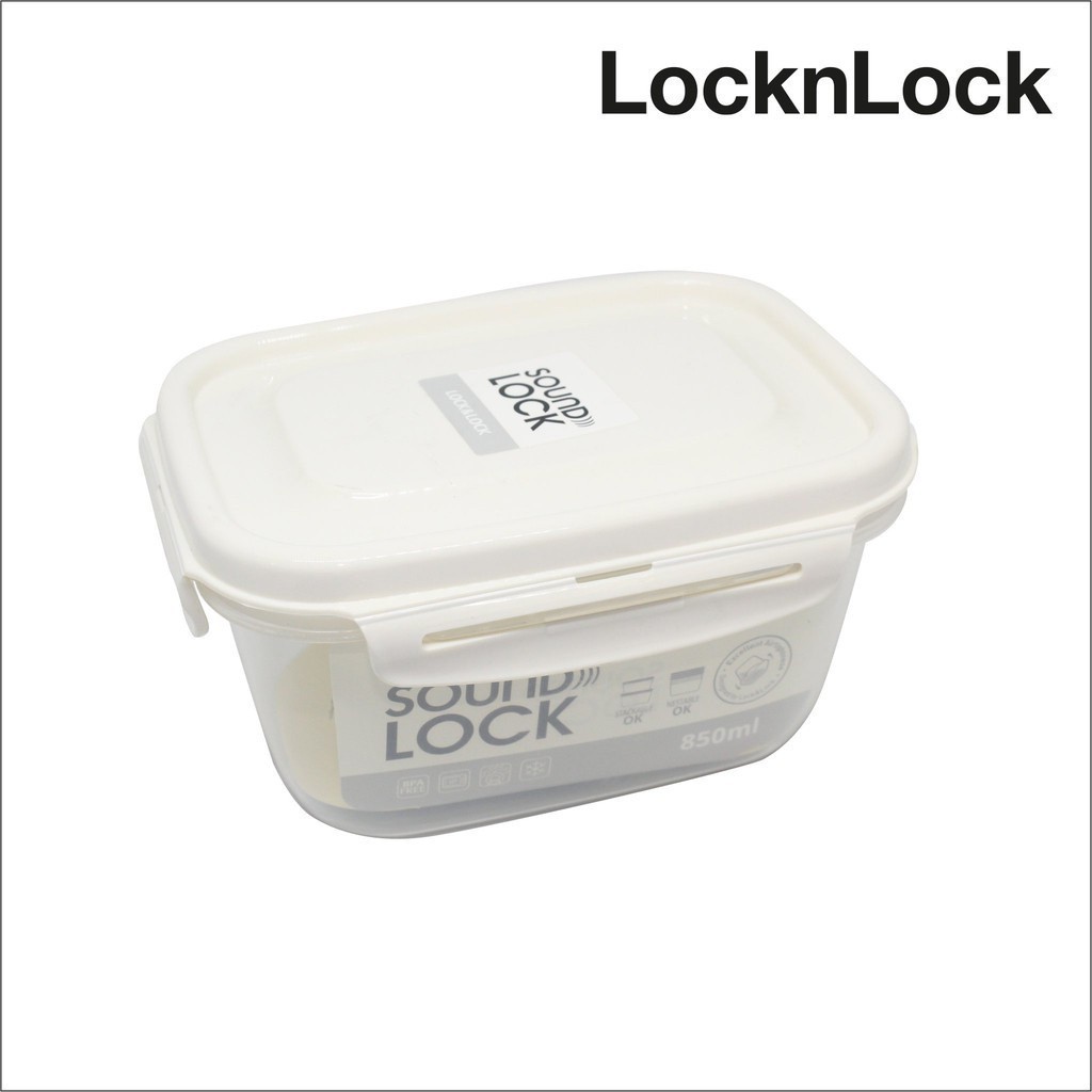 Locknlock by Winland Soundlock Rectangular Container 850ml LEP532 | Shopee Philippines