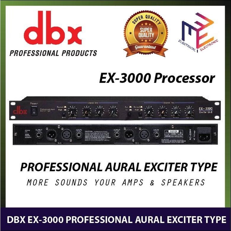 Dbx by Winland EX-3000 Processor Professional Audio Aural Exciter Type ...