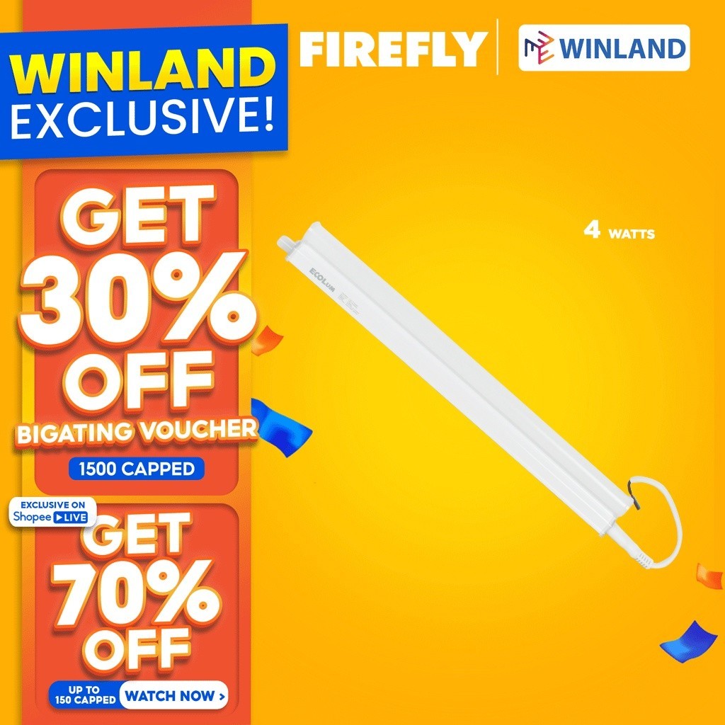 Ecolum by Winland LED T5 Batten 4 Watts Daylight CBTST5DL04 | Shopee Philippines