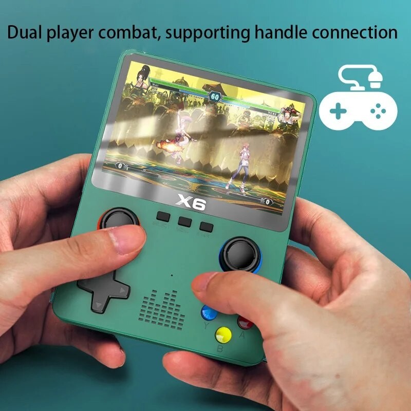 X6 Game Console HD PSP Handheld Game Console Dual Joystick GBA Arcade ...