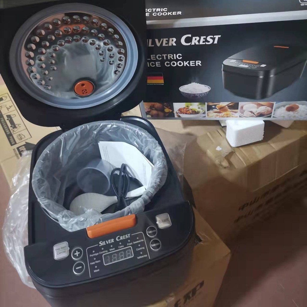 Silver Crest 5L MicroComputer controlled automatic smart electric rice ...