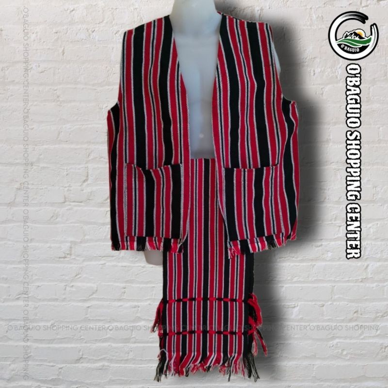 (Set) Benguet Igorot Ethnic Men Adult Attire | Inabel Products (COD ...