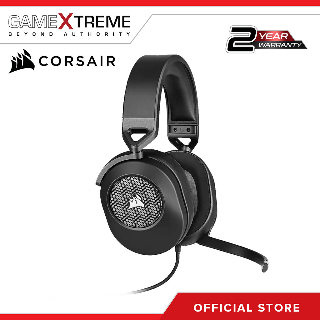 2024.seckill CORSAIR Surround HS65 Carbon Gaming Wired Headset | Shopee ...