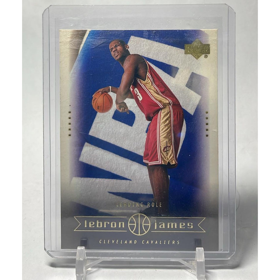 Lebron James RC/Rookie 2003 Upperdeck - Leading Role no. 21 NBA card ...