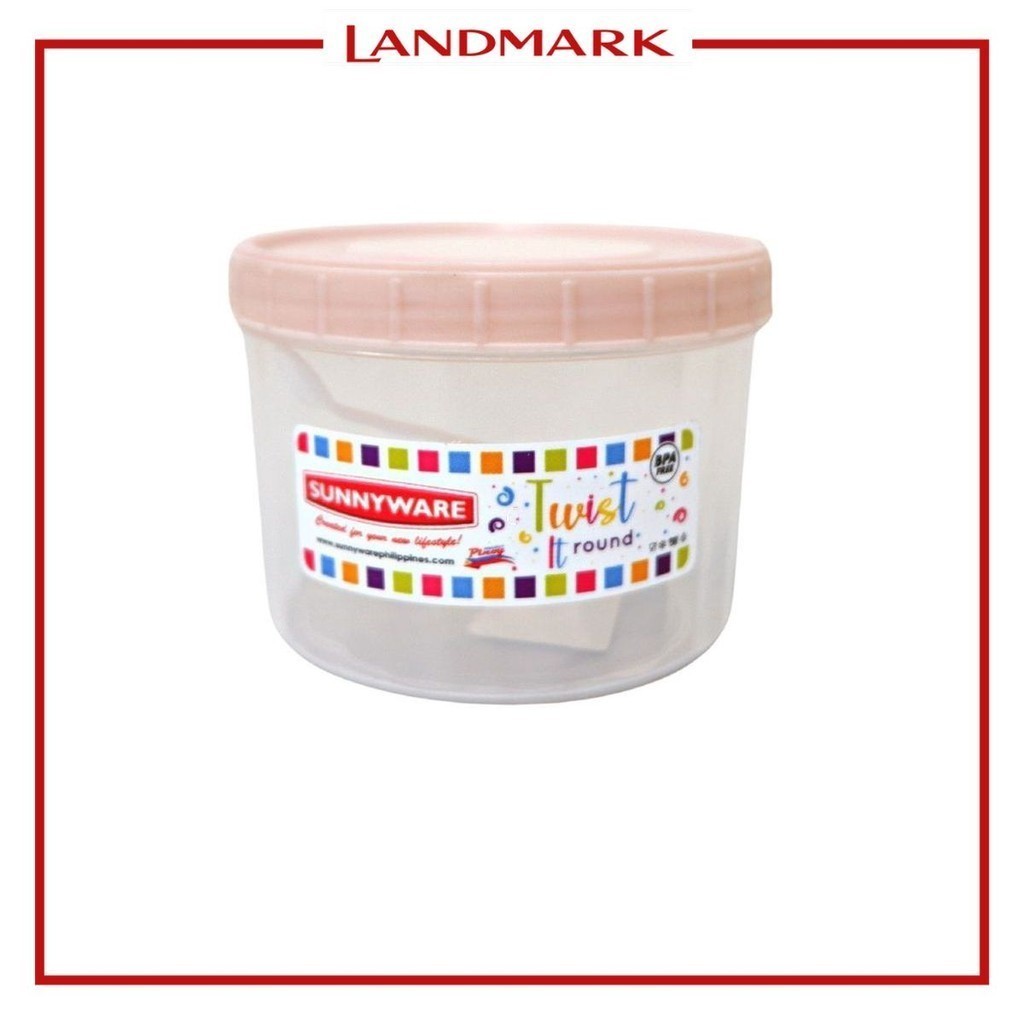 Sunnyware Round Food Canister 750ml - Earth Pink | Shopee Philippines