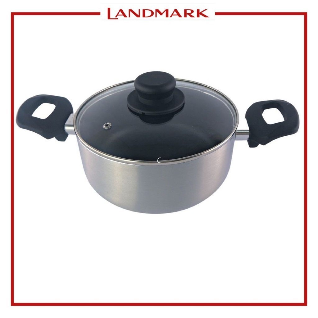 Masflex Satin Induction Casserole With Glass Lid | Shopee Philippines