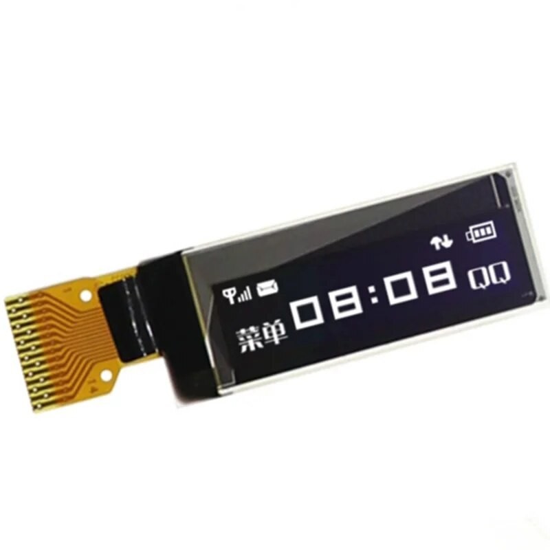 0.91 Inch OLED Module Resolution White 128*32 Display Screen IIC I2C ...