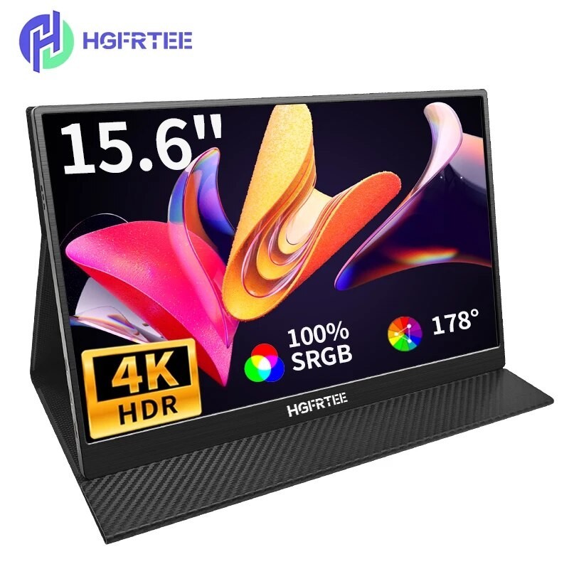 4K 15.6inch Portable Monitor Laptop Second Screen Type-C HDMI ...
