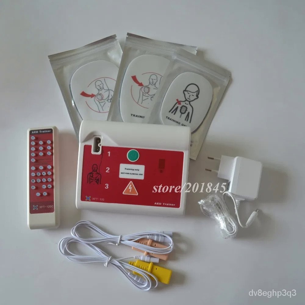 1 Set Bilingual 120C AED Trainer Automated Cardiopulmonary ...