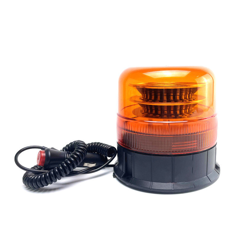 48 Led Beacon Light rotation strobe Amber Roof Top Hazard Traffic dual-deck Indication Flash ...