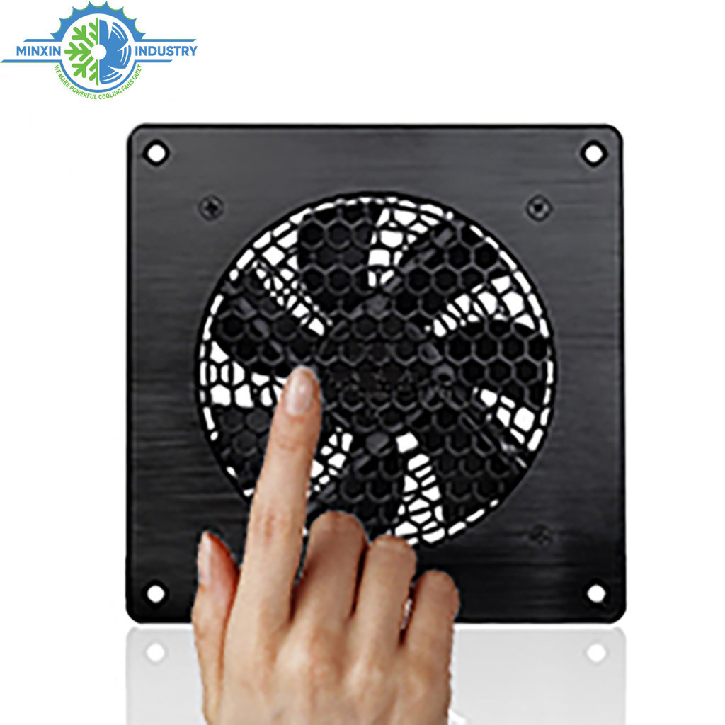12V DC PWM Temperature Controller Fan 12 volt Solar Fan High Speed with ...
