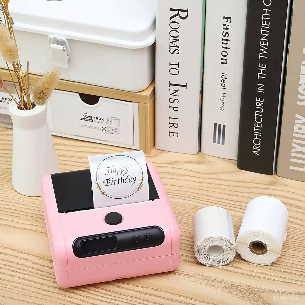 Phomemo Multi-Purpose Square Self-Adhesive Label Paper for Phomemo M110/M200 Label Printer Paper ...