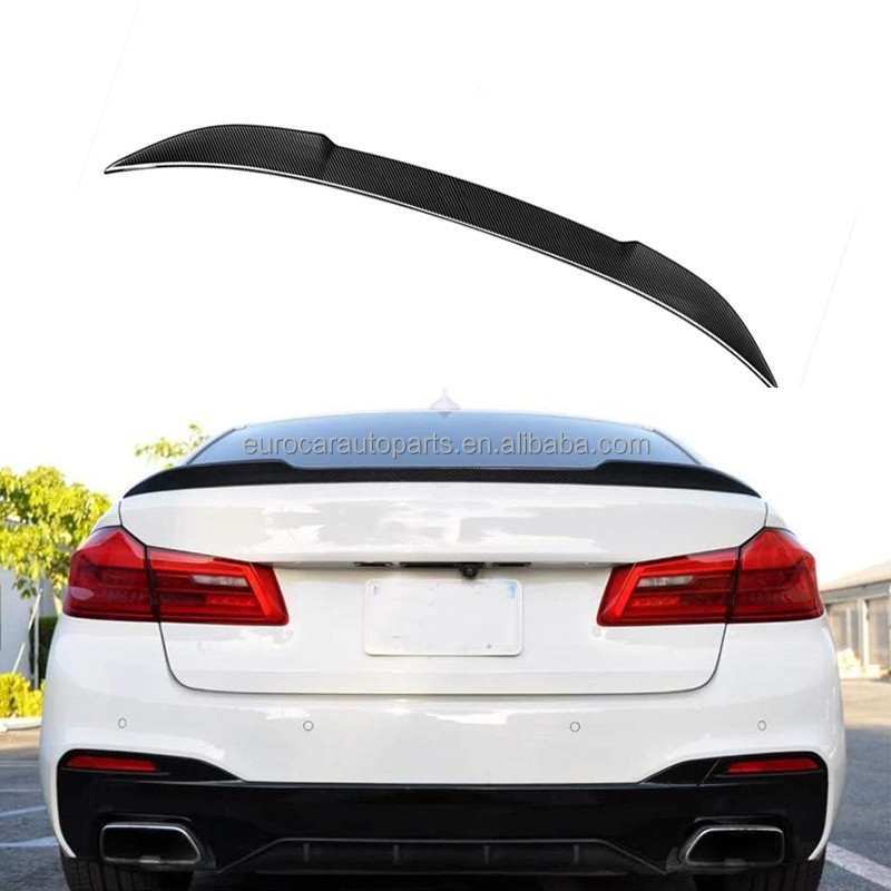 5 Series F90 M5 CS Style Rear Wing Dry Carbon Fiber Glossy Black Trunk ...