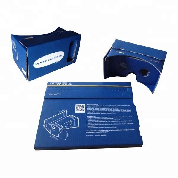 Customized virtual reality google cardboard vr V1.2 VR Cardboard glasses | Shopee Philippines