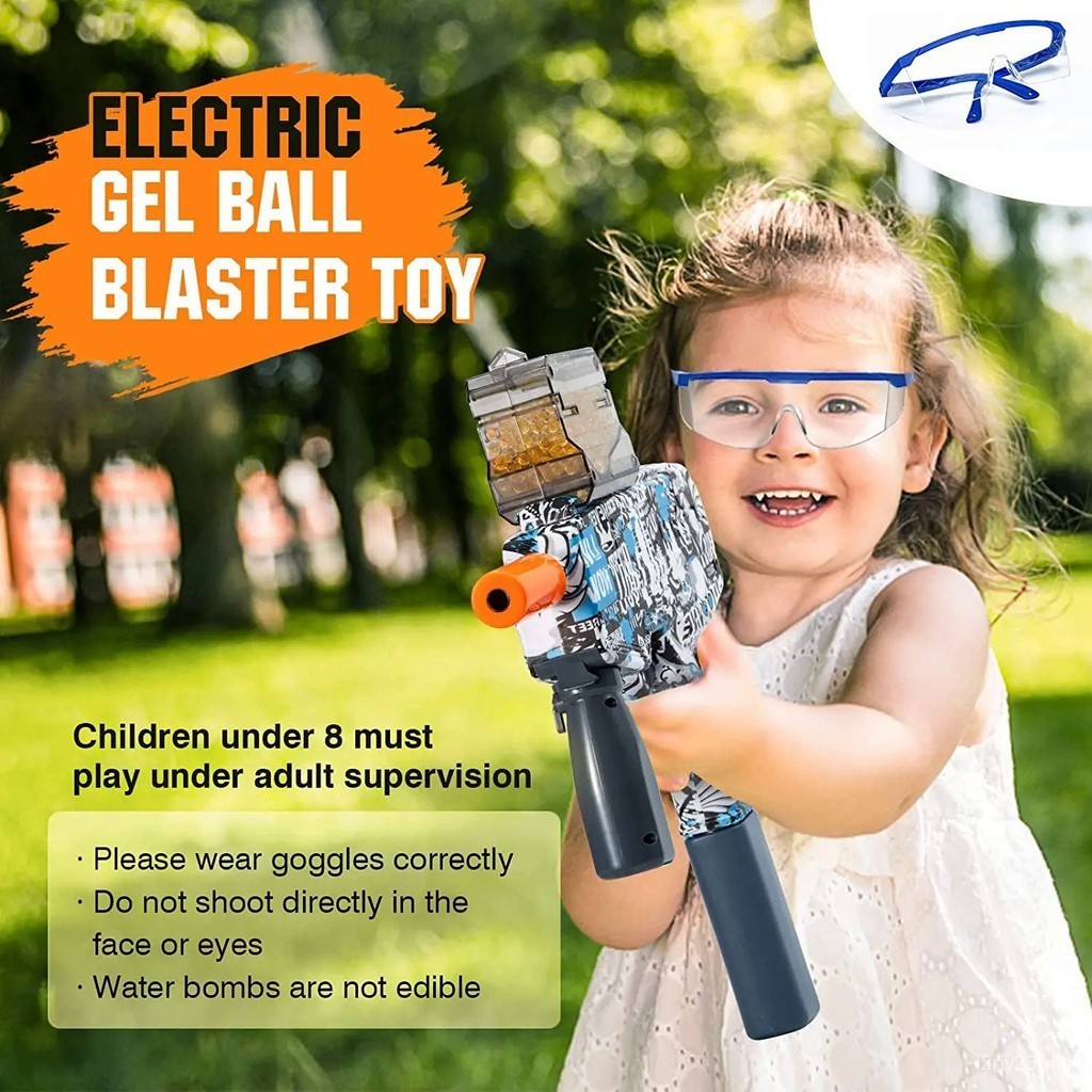 Electric Gel Blaster Gun for Outdoor Games Gel Blaster Shooting Splash ...