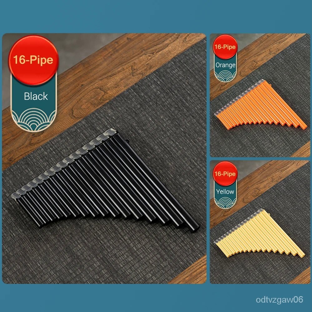 16-Pipe Pan Flute G-A2 Key Pan Pipes ABS Panpipes Chinese Traditional ...