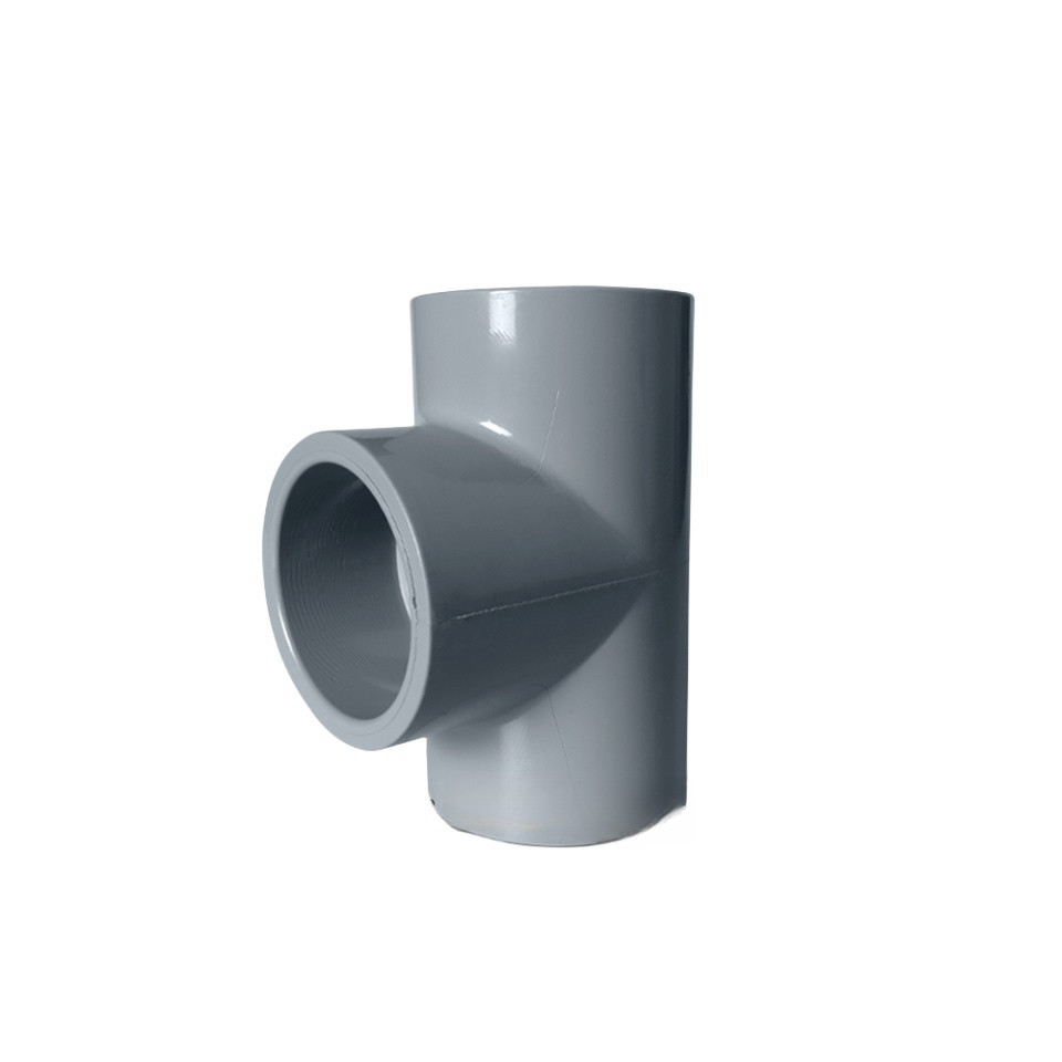 Plastic PVC Pipe Fittings Three Way CPVC Equal Tee | Shopee Philippines