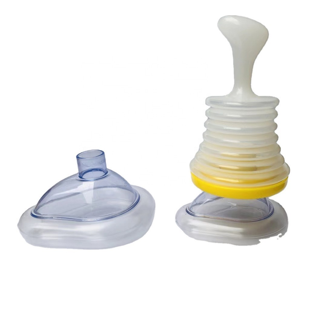 First Aid CPR Breathing Face Mask Anti Choking Rescue Mask Device Mouth ...