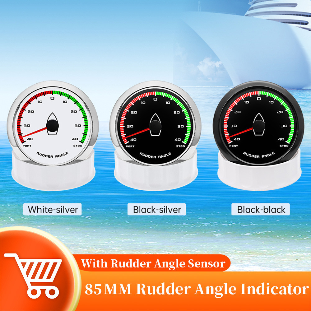 0-190ohm Rudder Angle Indicator PORT-STBD 40 With Rudder Angle Sensor ...