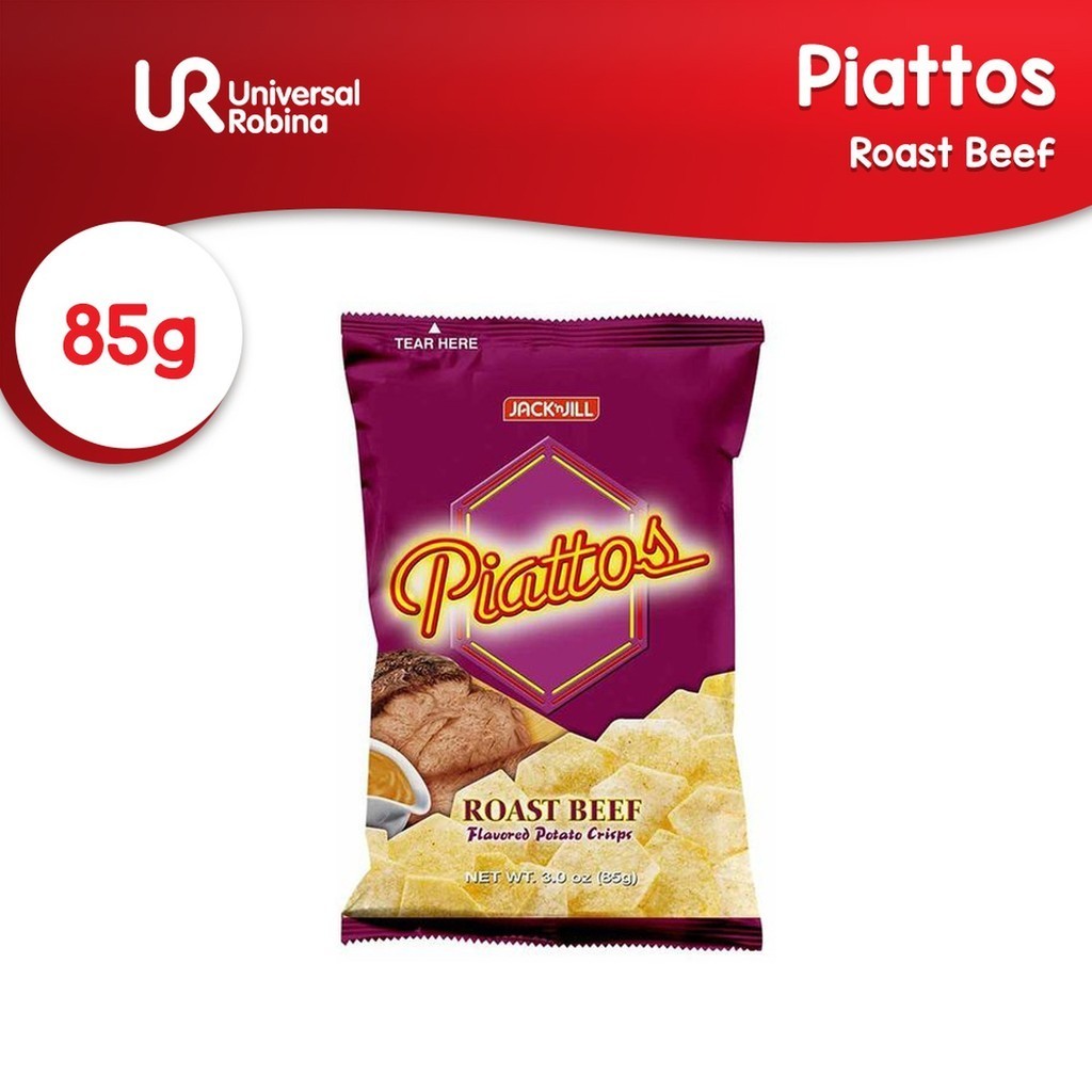 Piattos Roast Beef Flavored Potato Crisps 85g | Shopee Philippines