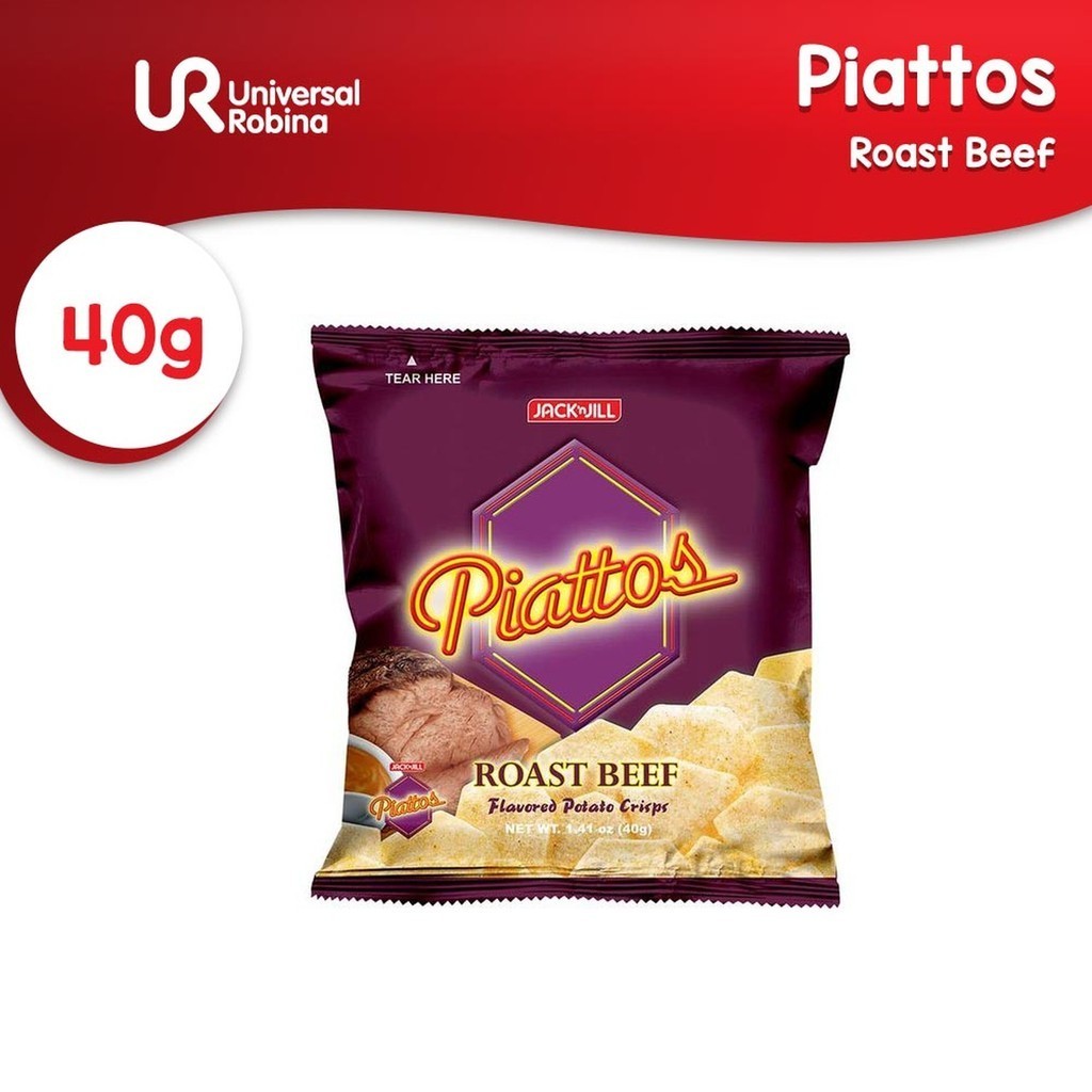 Piattos Roast Beef Flavored Potato Crisps 40g | Shopee Philippines