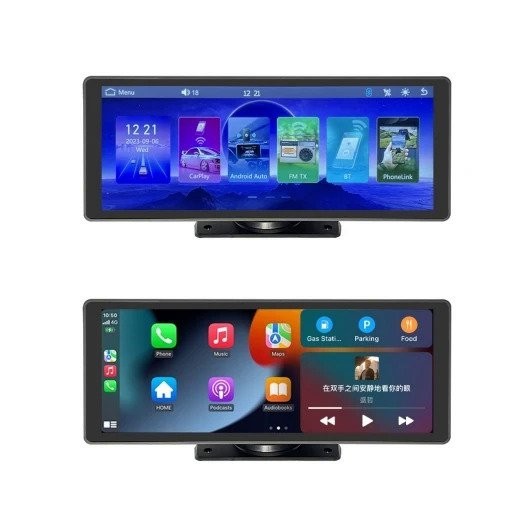 10.26 Inch Wireless CarPlay Monitor IPS Screen Android Auto Touch ...