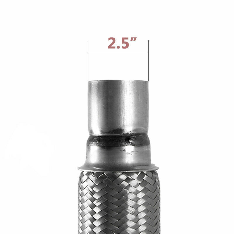 Stainless Steel Flex Bellow Flexible Car Exhaust Pipe with Outer Braid ...