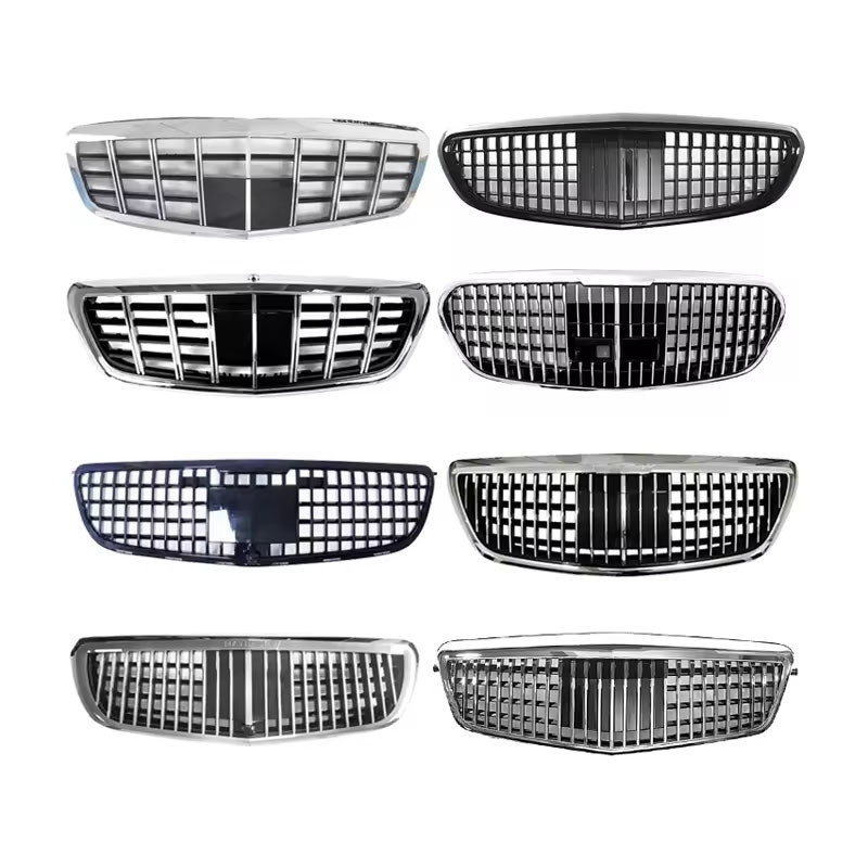 Upgrade to Maybach style w222 grille grill For mercedes w222 benz C E S ...