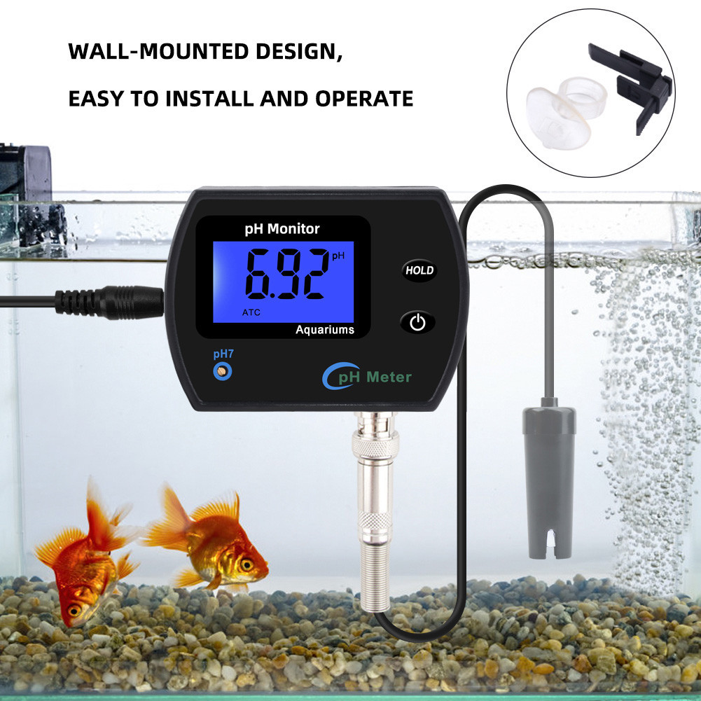 Professional Accurate PH Meter Aquarium Multi-Parameter Digital Water ...
