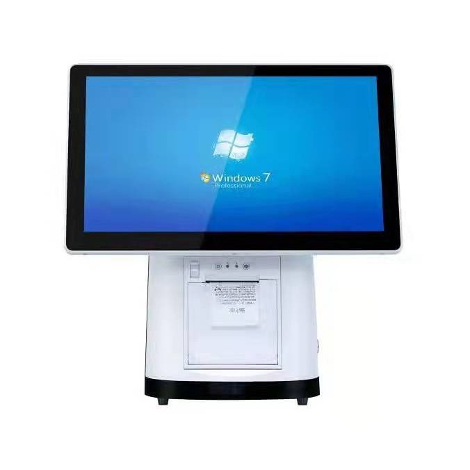 Mj-PosL8 pos machine all in one windows and dual screen pos machine ...