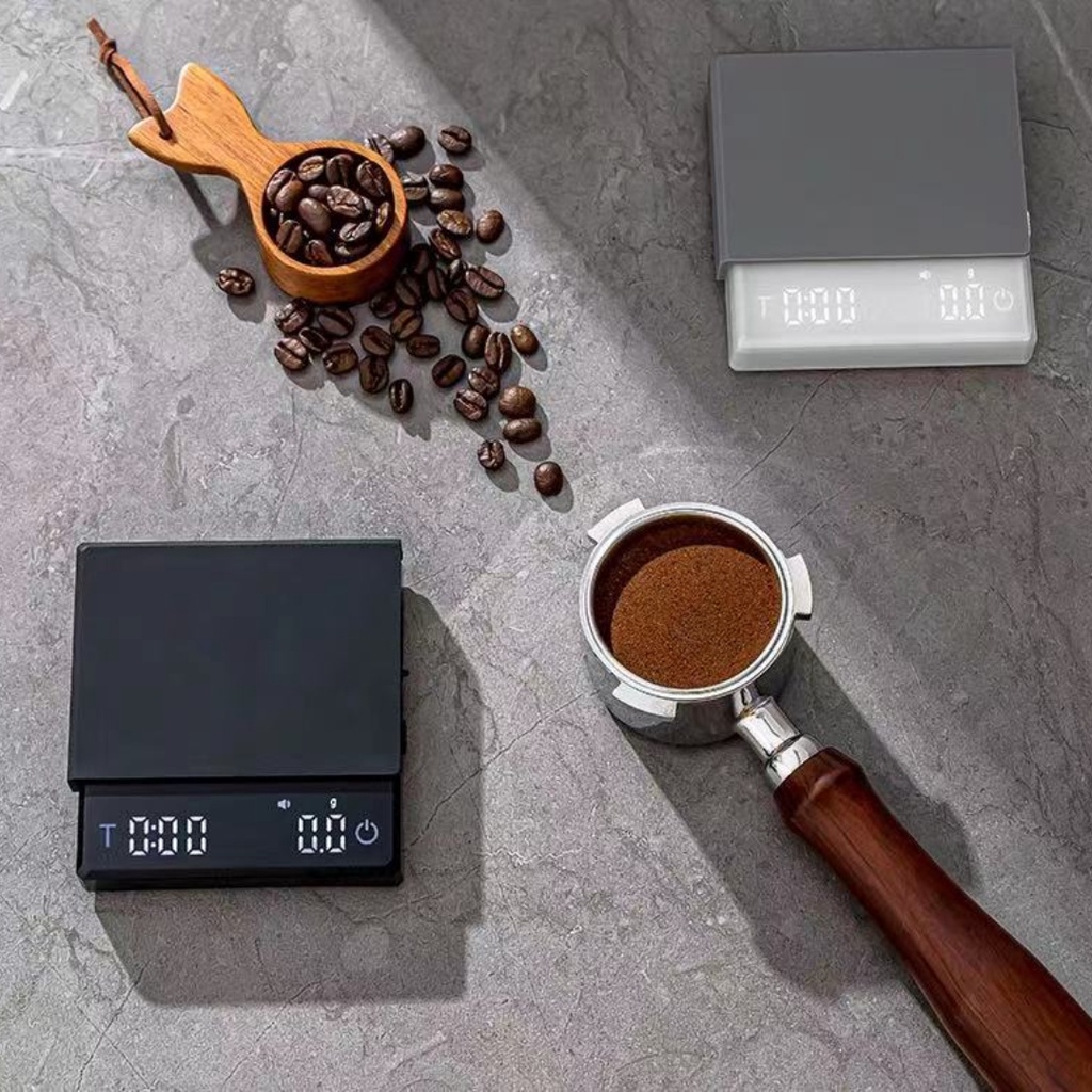 Mini coffee electronic scale, hand brewed coffee special pot scale ...