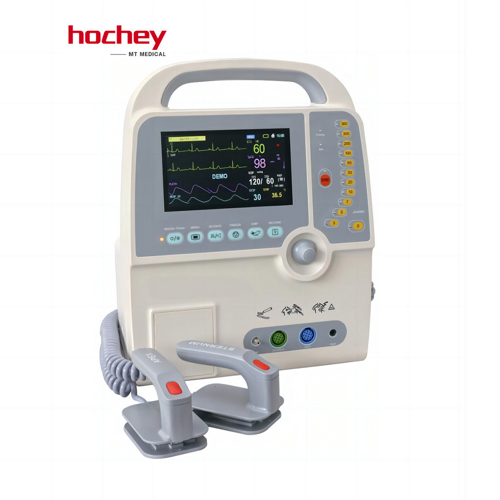 Portable Medical Biphasic Cardiac Defibrillator First Aid Defibrillator ...