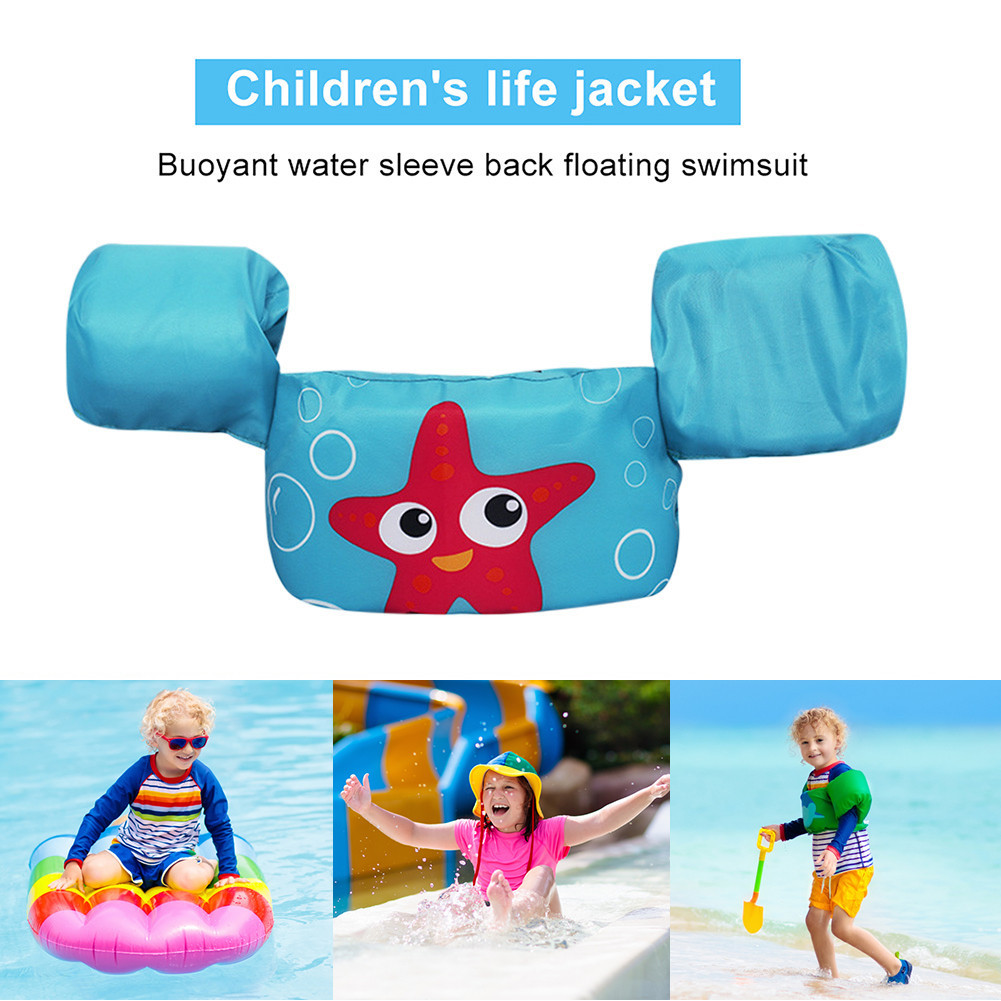 Baby Float Cartoon Arm Sleeve Life Jacket Safety Swimming Training ...