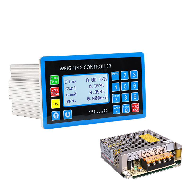 Conveyor Belt Scale Weighing Display Control Systems Indicator Weight Controller With LCD Screen ...