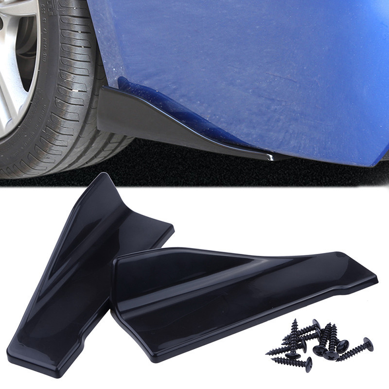 ♥35cm Universal Car Wide Body Side Skirts Splitters Kit Modified Parts ...