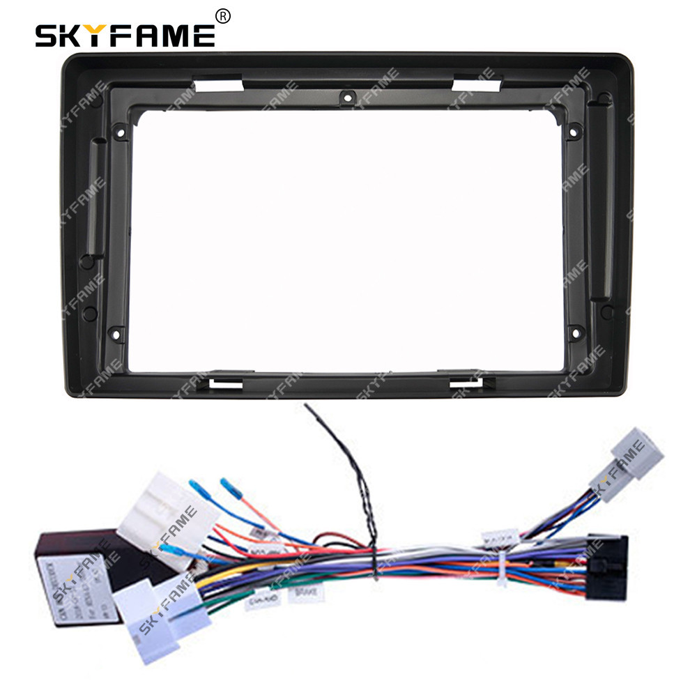 ♡SKYFAME Car Frame Fascia Adapter Canbus Decoder Box Android Radio Dash ...