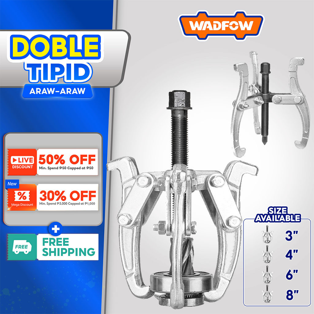 Wadfow 3-pins / 3 Jaws Gear Bearing Puller Remover Jaw Universal ...