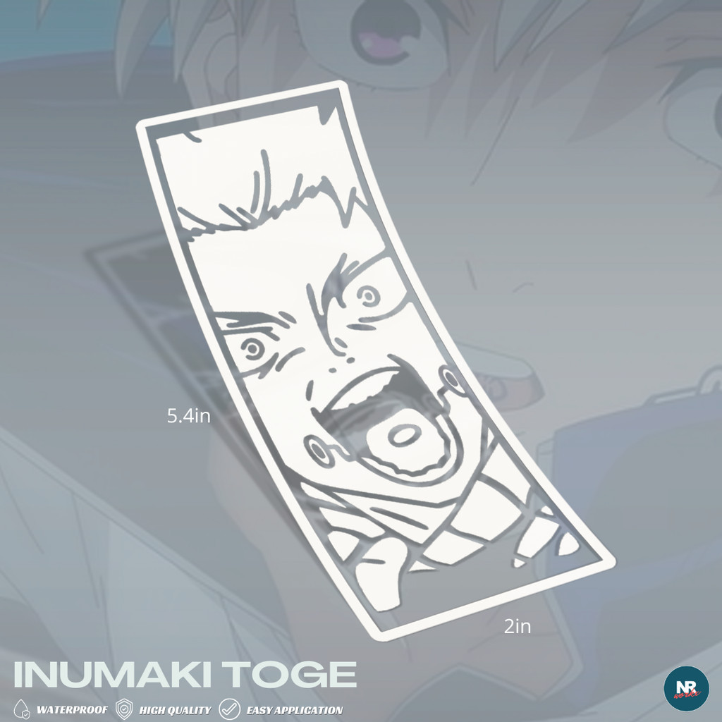 Inumaki Toge Jujutsu Kaisen Vinyl Decal Anime Sticker | Shopee Philippines