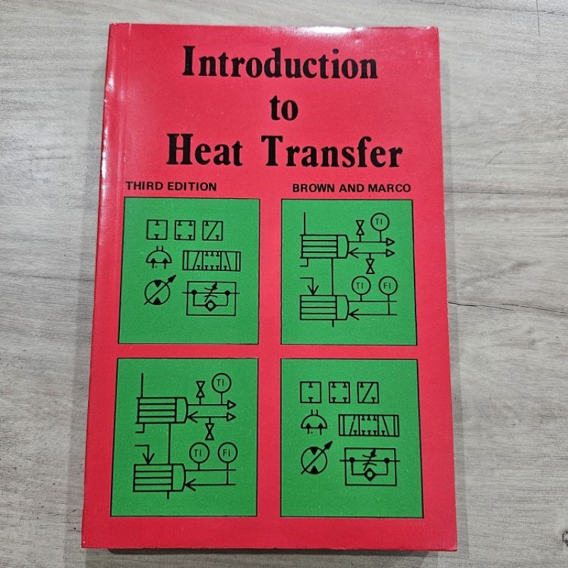 Introduction to Heat Transfer third edition By:Brown and Marco | Shopee ...