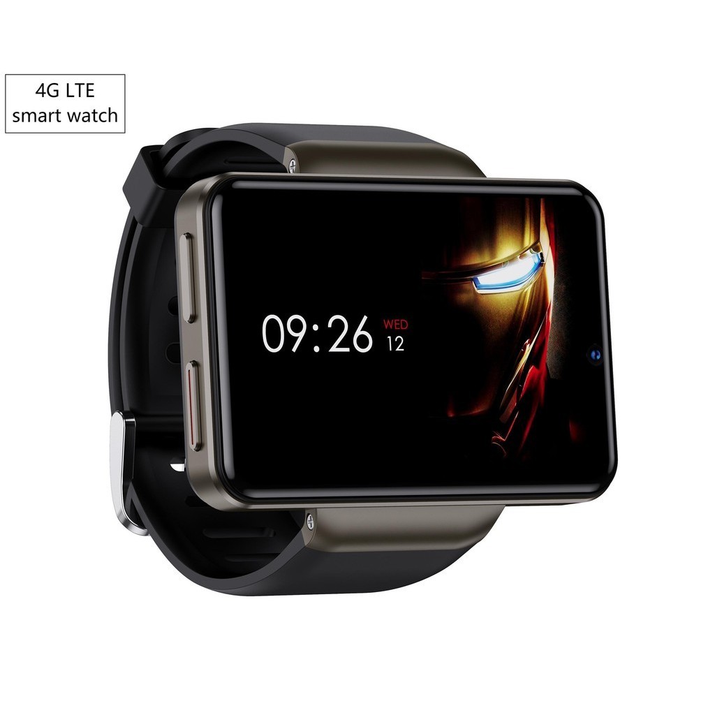 4G LTE Android Smart Watch 2.86 " Touch Screen 3GB 32GB with Camera GPS Health monitoring DM100 ...