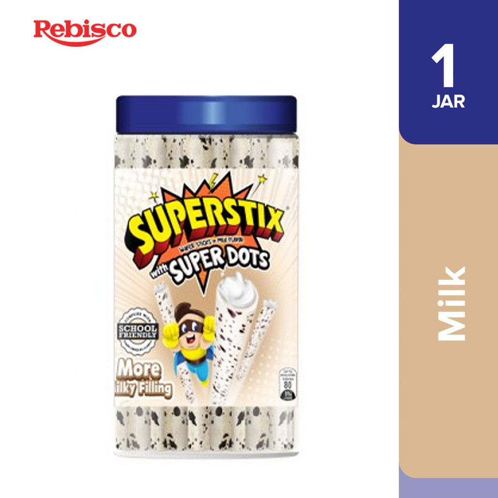 Superstix Wafer Sticks Milk Jr. Jar | Shopee Philippines