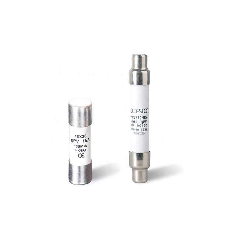 Solar PV Fuse Link 1A-25A 1000Vdc 10x38mm Din Rail Fuse Link for PV ...