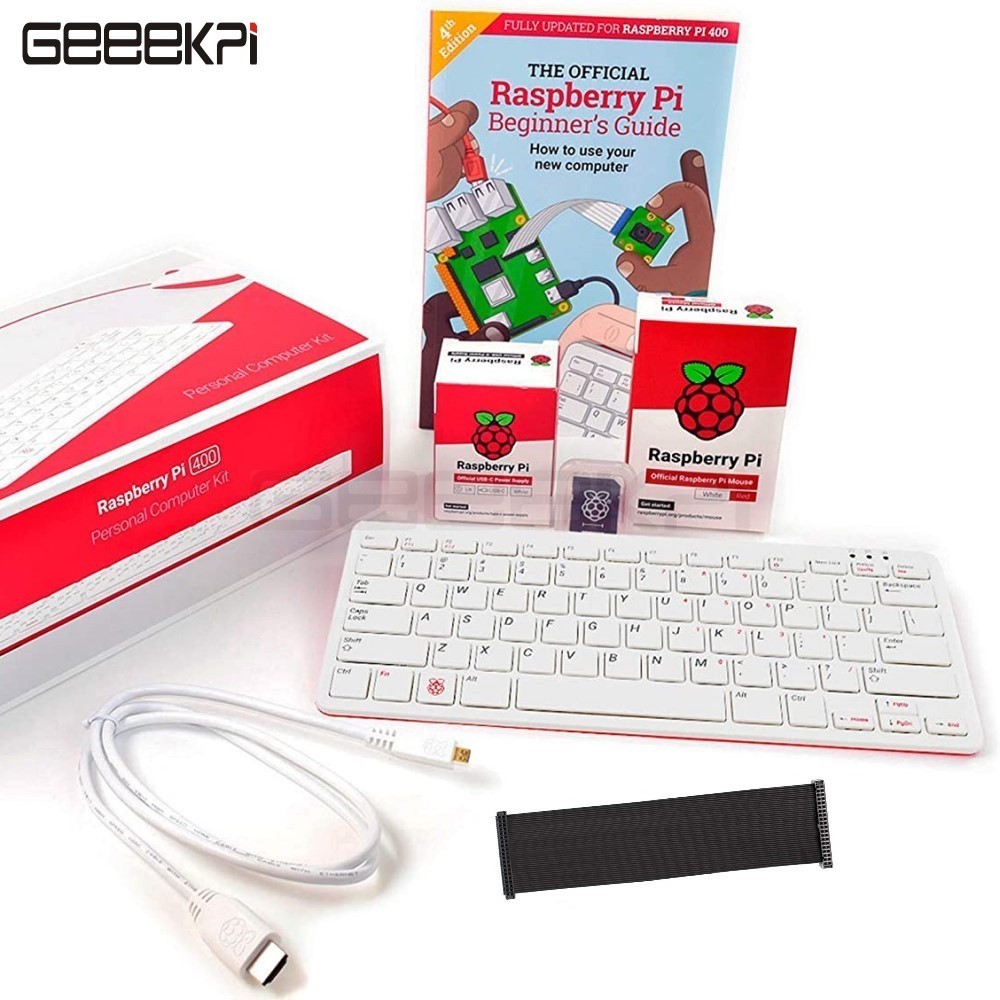 Raspberry Pi 400 Keyboard Personal Computer Kit Quad-Core 64 Bit 4GB ...
