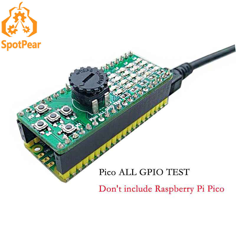 Raspberry Pi Pico Expansion Board Pico All Gpio Test Board Led Key Adc Pico Starter Board Easy