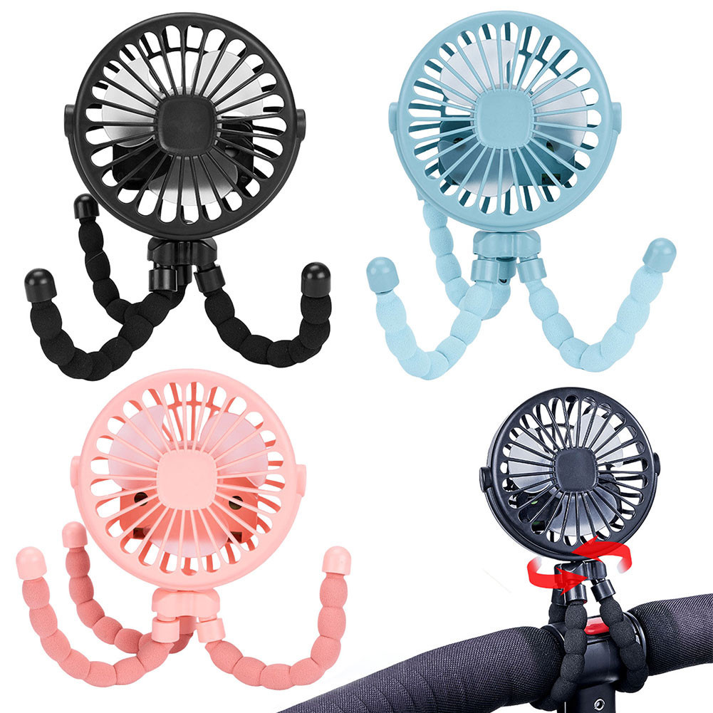 Portable Handheld Fan USB Charging Mini Desk Cooling Fan 3-Speed ...