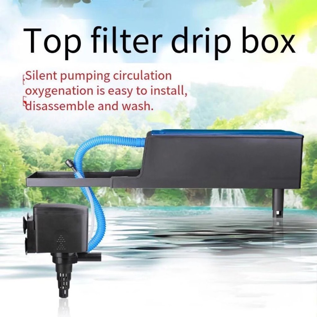 ~Fish tank water pump, filter pump, oxygen pump, three-in-one ...