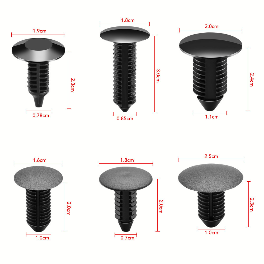 ★6 Size 30pcs Auto Fastener Car Clips Mixed for Hyundai Creta i10 i20 ...