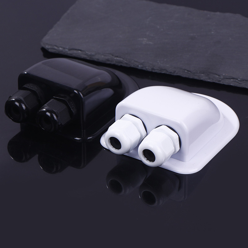 -RV Caravan Roof Solar Junction Box Wire Entry Cable Storage Case ...