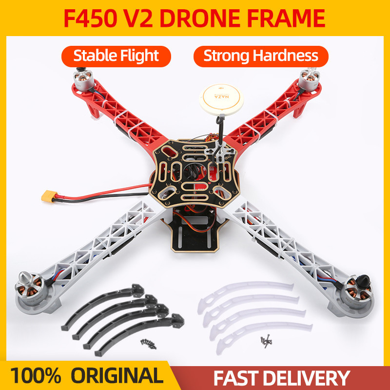 ☁NEW F450 V2 Drone Frame 450mm Multi-rotor Quadcopter Airframe Multicopter Frame Aircraft Integr ...
