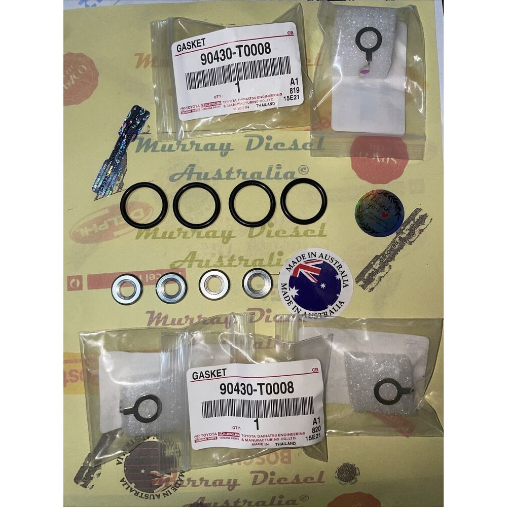 Genuine Injector Washer Seal Kit For Hilux KUN26 Prado Hiace D4D 1KD ...